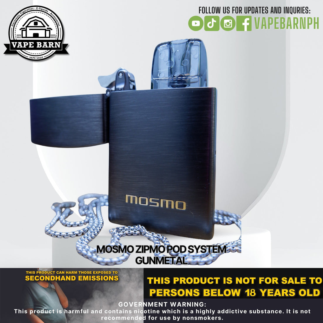 Mosmo Zipmo Pod System – VAPE BARN PH