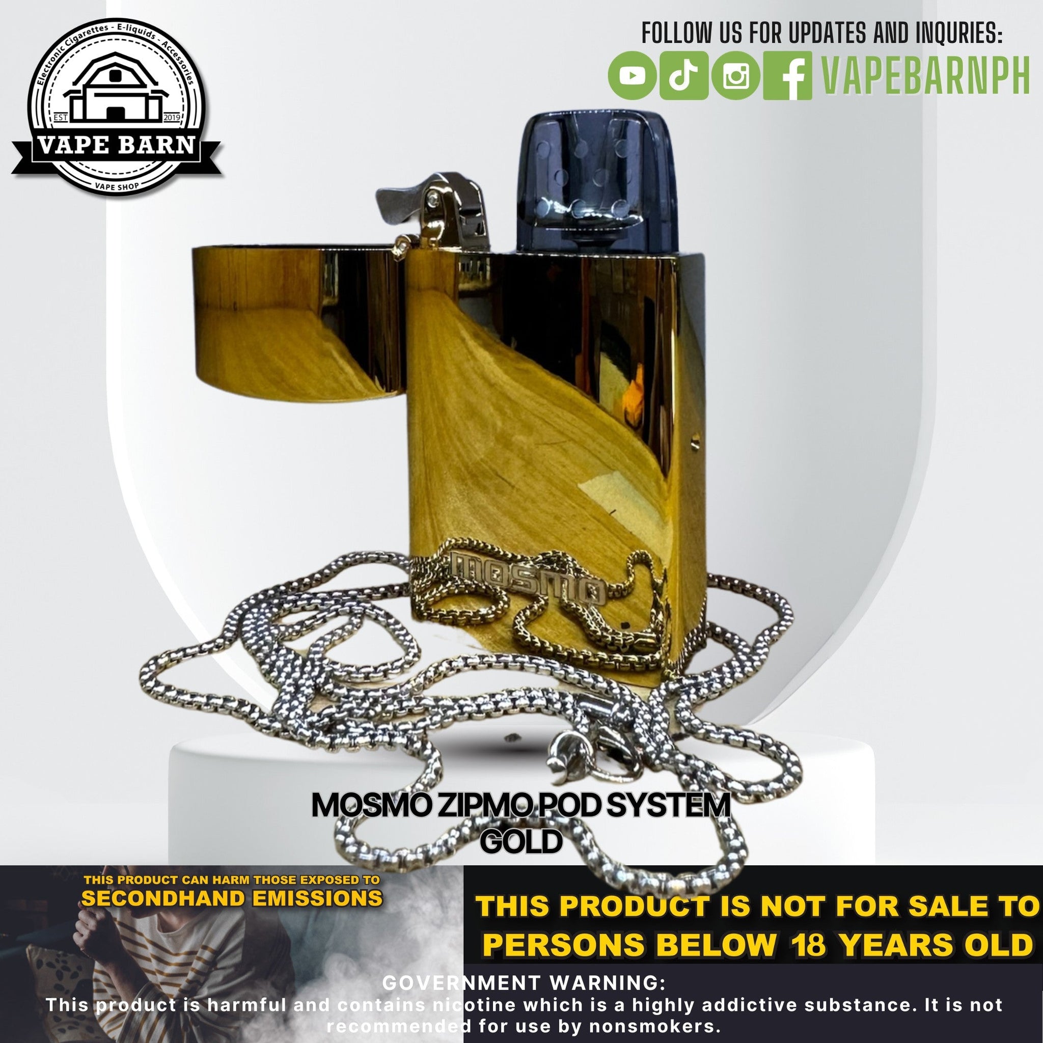 Mosmo Zipmo Pod System – VAPE BARN PH