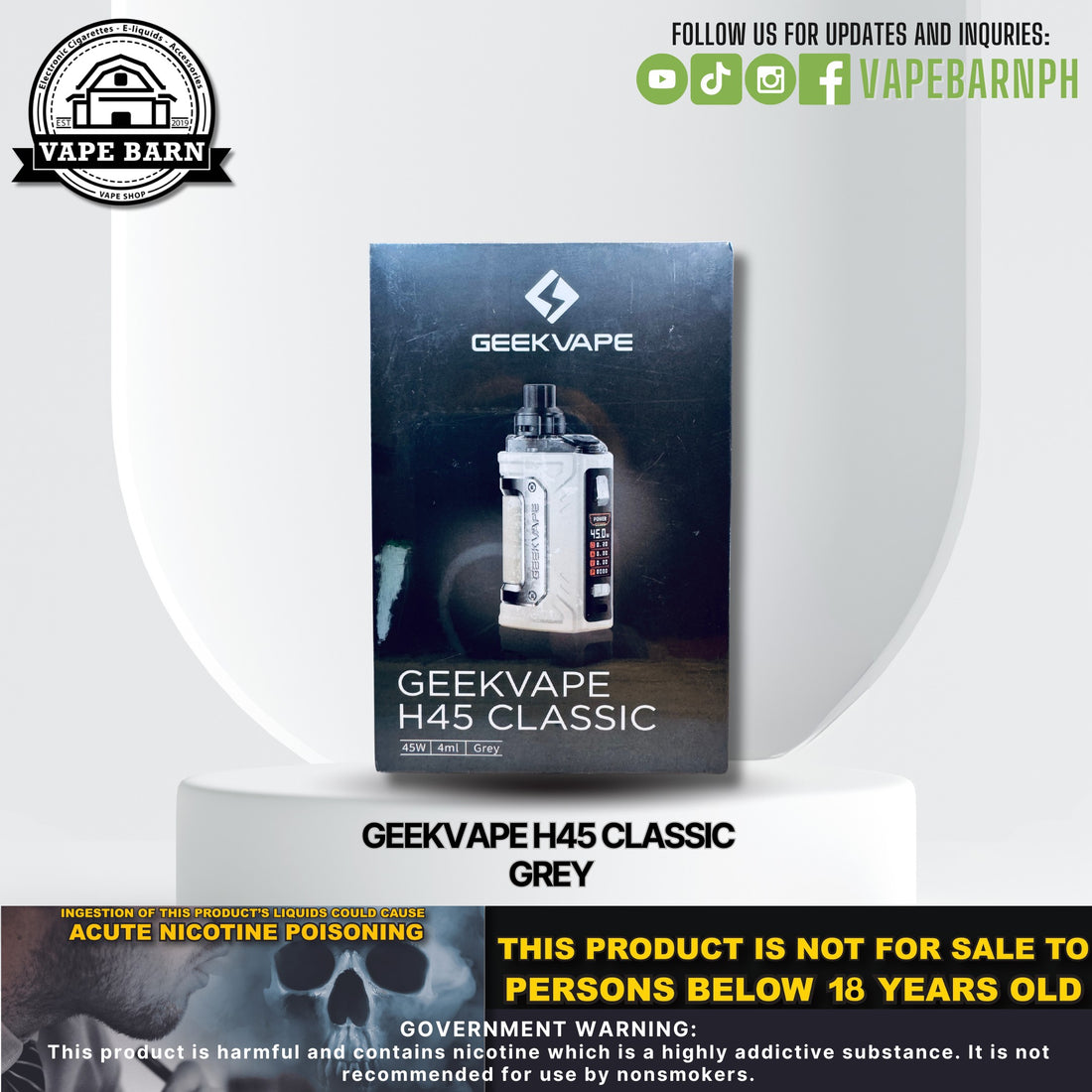 Geekvape H45 Classic – VAPE BARN PH